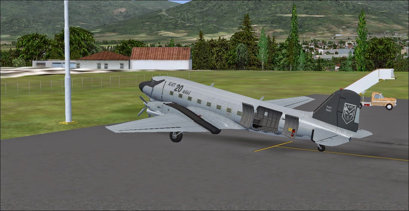 Basler Bt-67 Avión fantasma de la Fuerza Aérea Colombiana