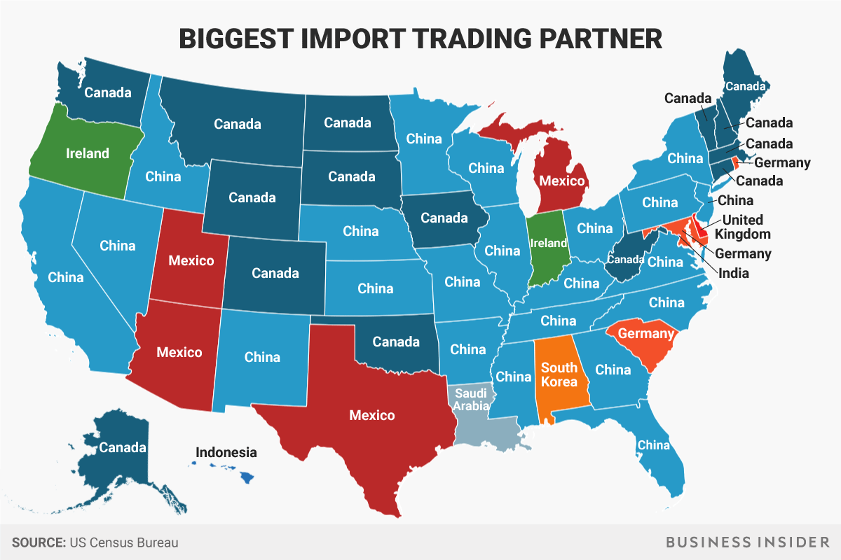 International Trade Class Blog: NAFTA: State by State