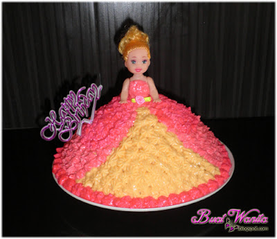 Cara Deco Kek Puteri / Princess Cake Simple - Buat Wanita
