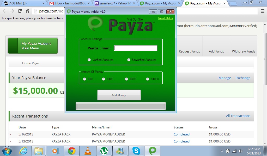 Payza/Alertpay Money Adder 2013: Payza/Alertpay Money Adder/Fund Adder ...