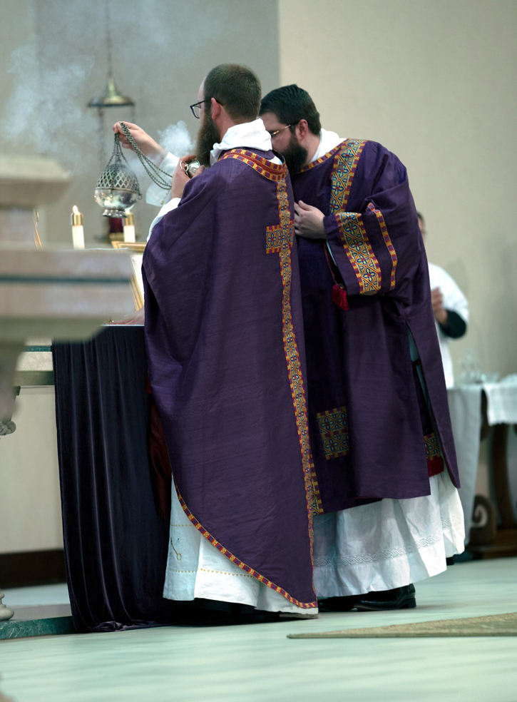 The Saint Bede Studio Blog: Solemn Mass Vestments for the Penitential ...