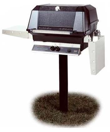 Outdoor Kitchen: WNK4DDN MHP Natural Gas Grill on MPP In-Ground Post