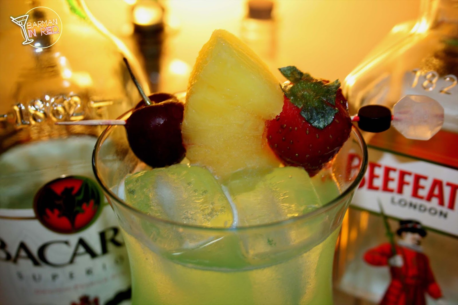 Cocktail Blue Wave, una deliciosa alternativa afrutada (Coctel Ola Azul)