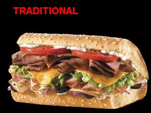 What You Really Get: Quiznos - Traditional Toasted Sub