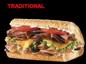 What You Really Get: Quiznos - Traditional Toasted Sub