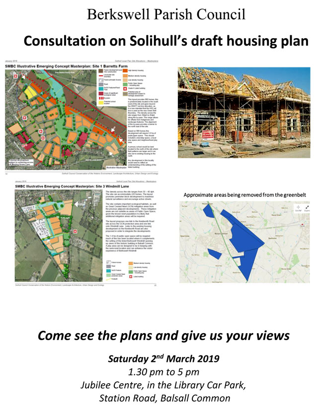 Burton Green: Balsall Common (Solihull) Housing Plans Consultation