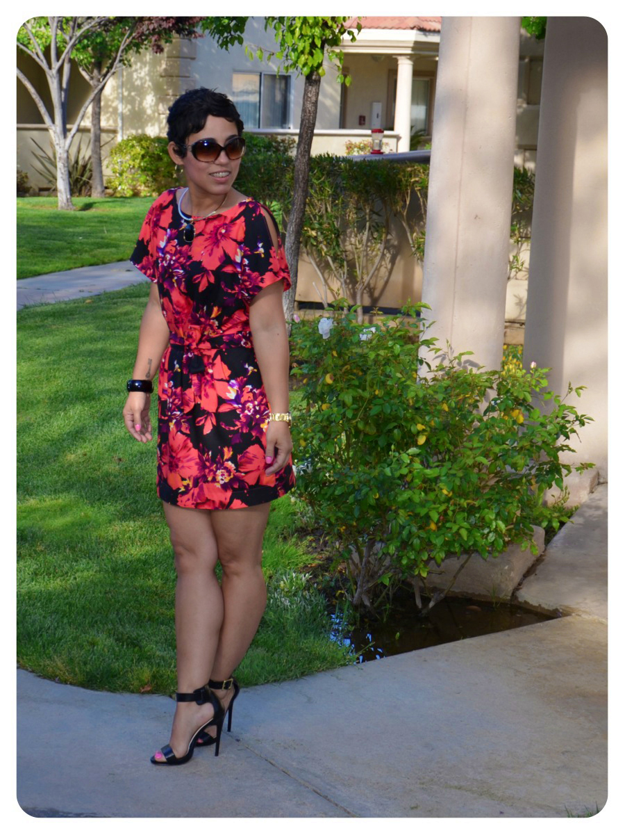#DIY Bold Floral Dress + Pattern Review: B5889 View D |Fashion ...