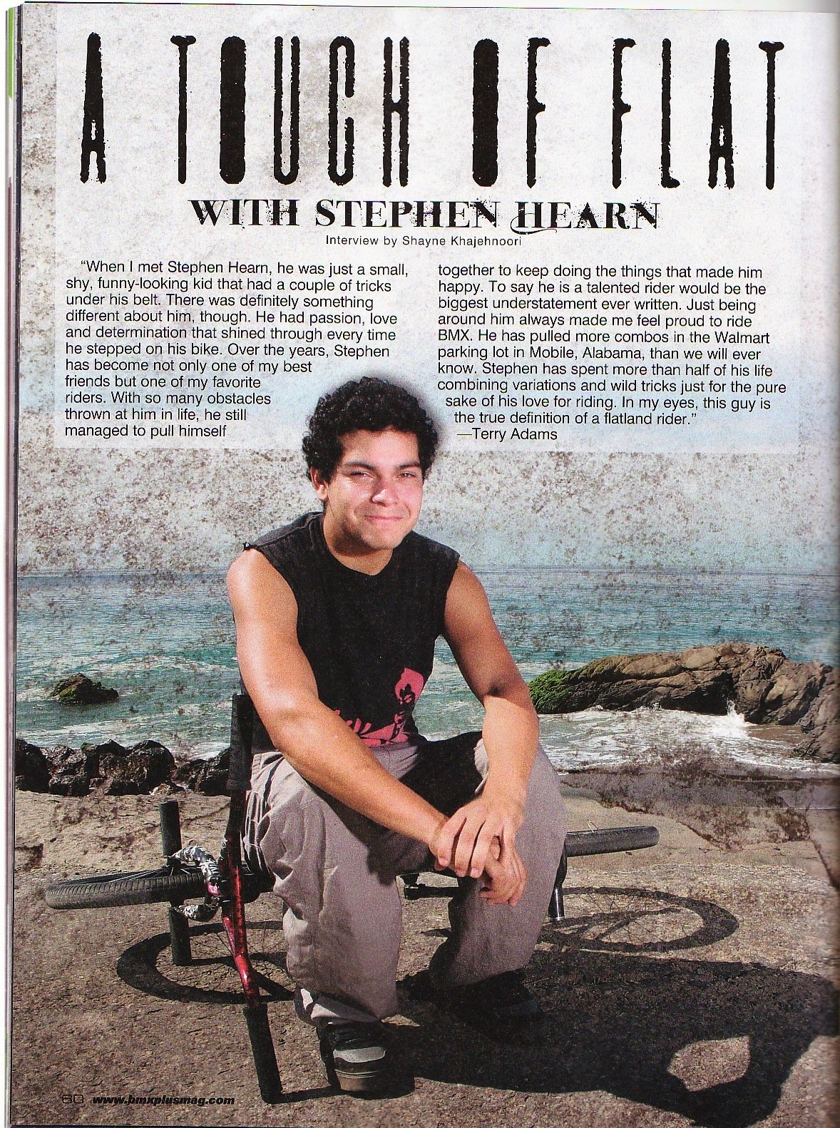 BMX Freestyler: Stephen Hearn- Interview in BMX PLUS!