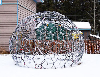 How to Recycle: Recycled Bike into an Arts and Design