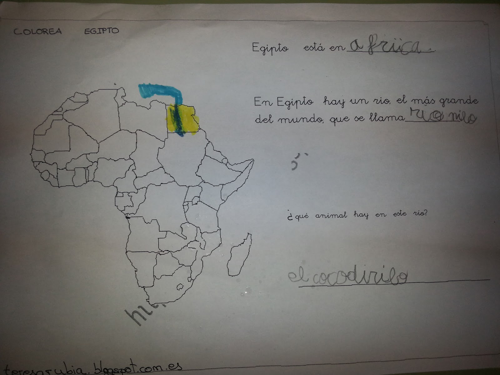 MI COLE, MI PEQUEÑO MUNDO: PROYECTO EGIPTO