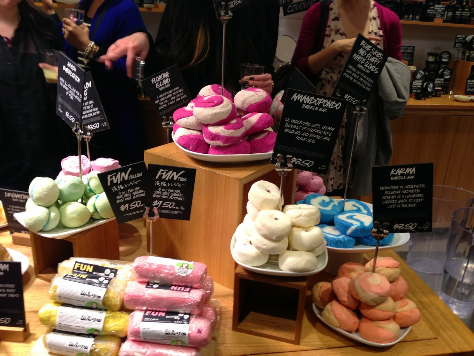 LUSH first date event with Melbourne Blogger/Vloggers