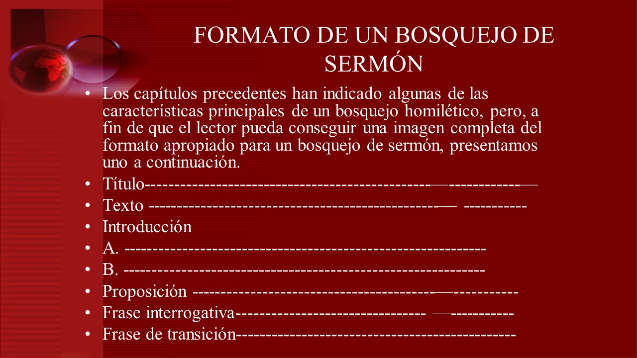 ENSEÑAR ES PREDICAR: Bosquejo