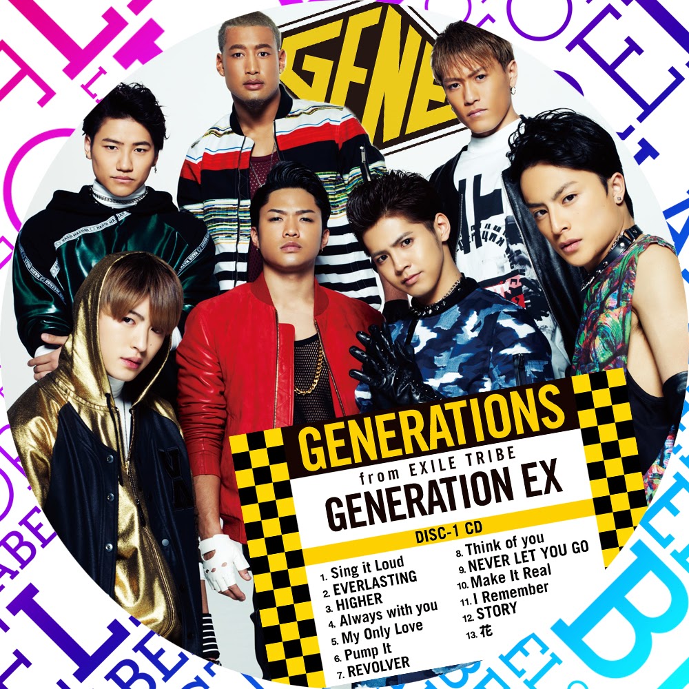 LABEL STORE: GENERATION EX / GENERATIONS CDラベル