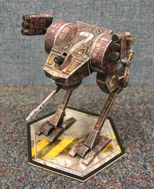 Battle Tech - Locust LCT-1v Papercraft | Papercraft Paradise ...
