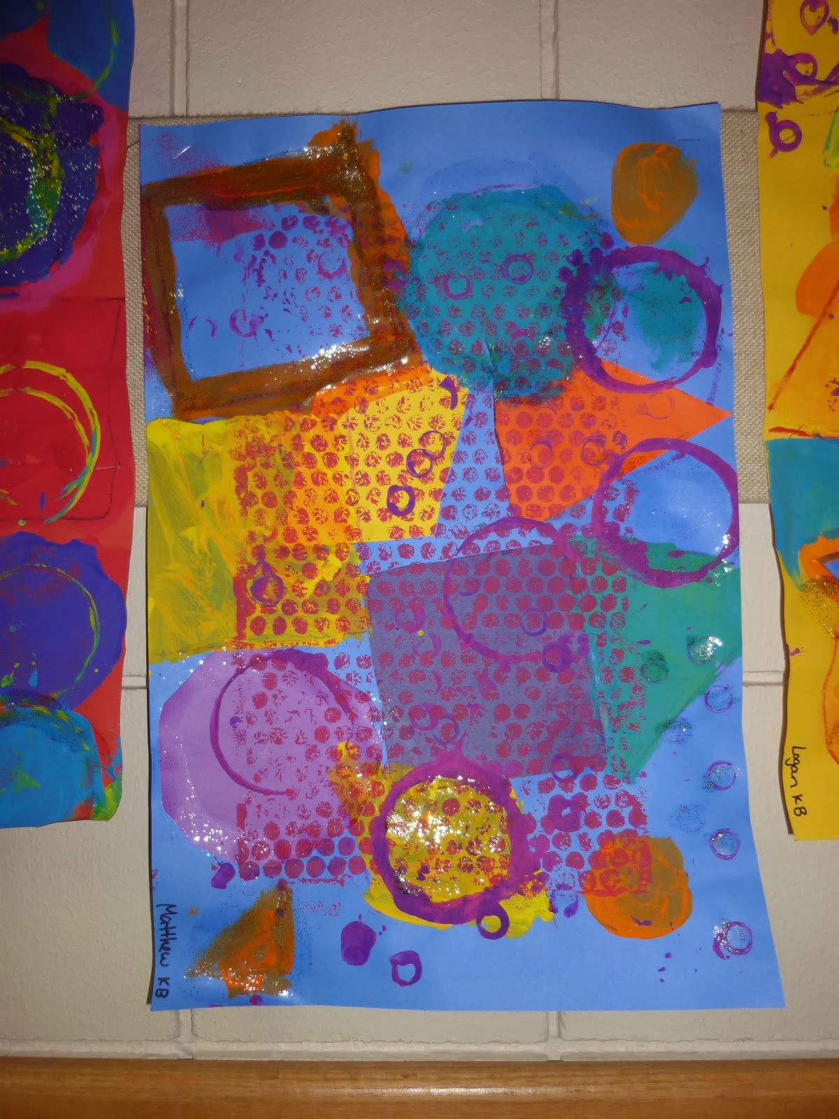 Mrs. Werner's Art Room: Kinder Abstract Art