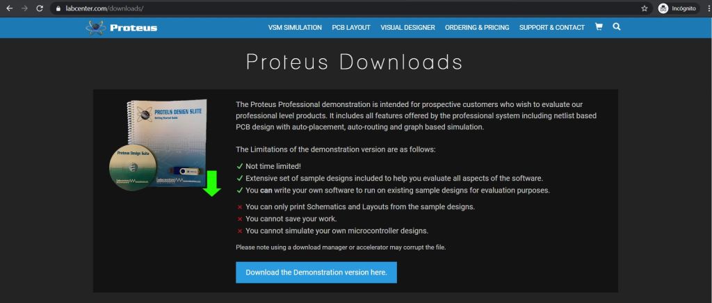 Instalación de Proteus 8 Version Demo