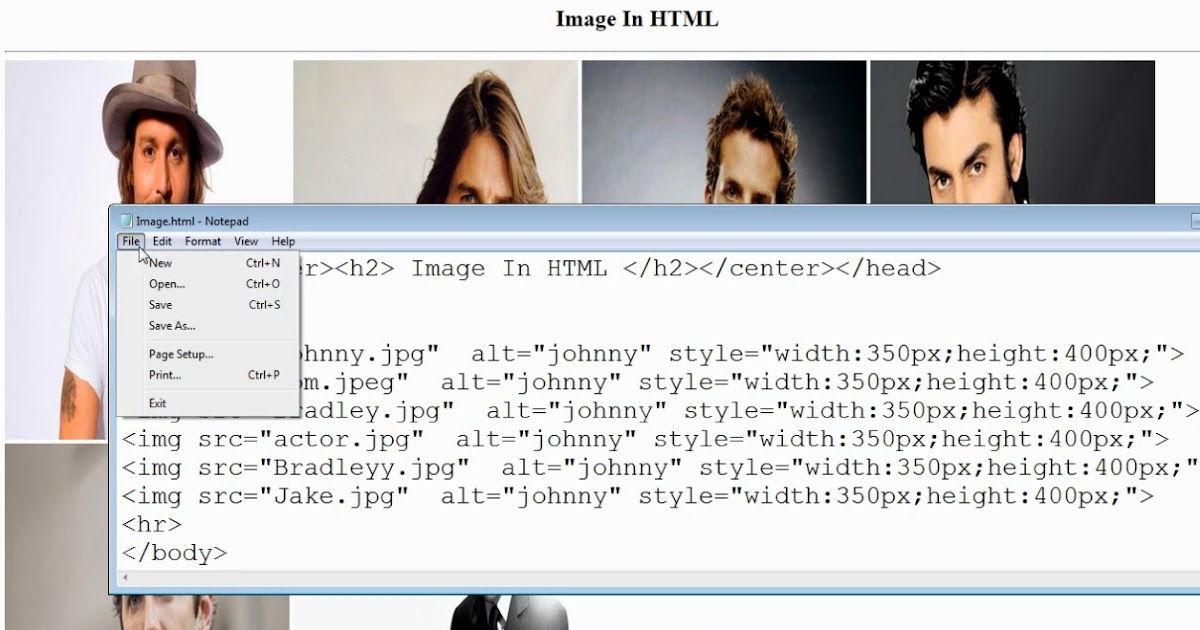 PREPARATORIA ABIERTA NUPLES (SEP): INCLUSIÓN DE IMÁGENES EN LENGUAJE HTML