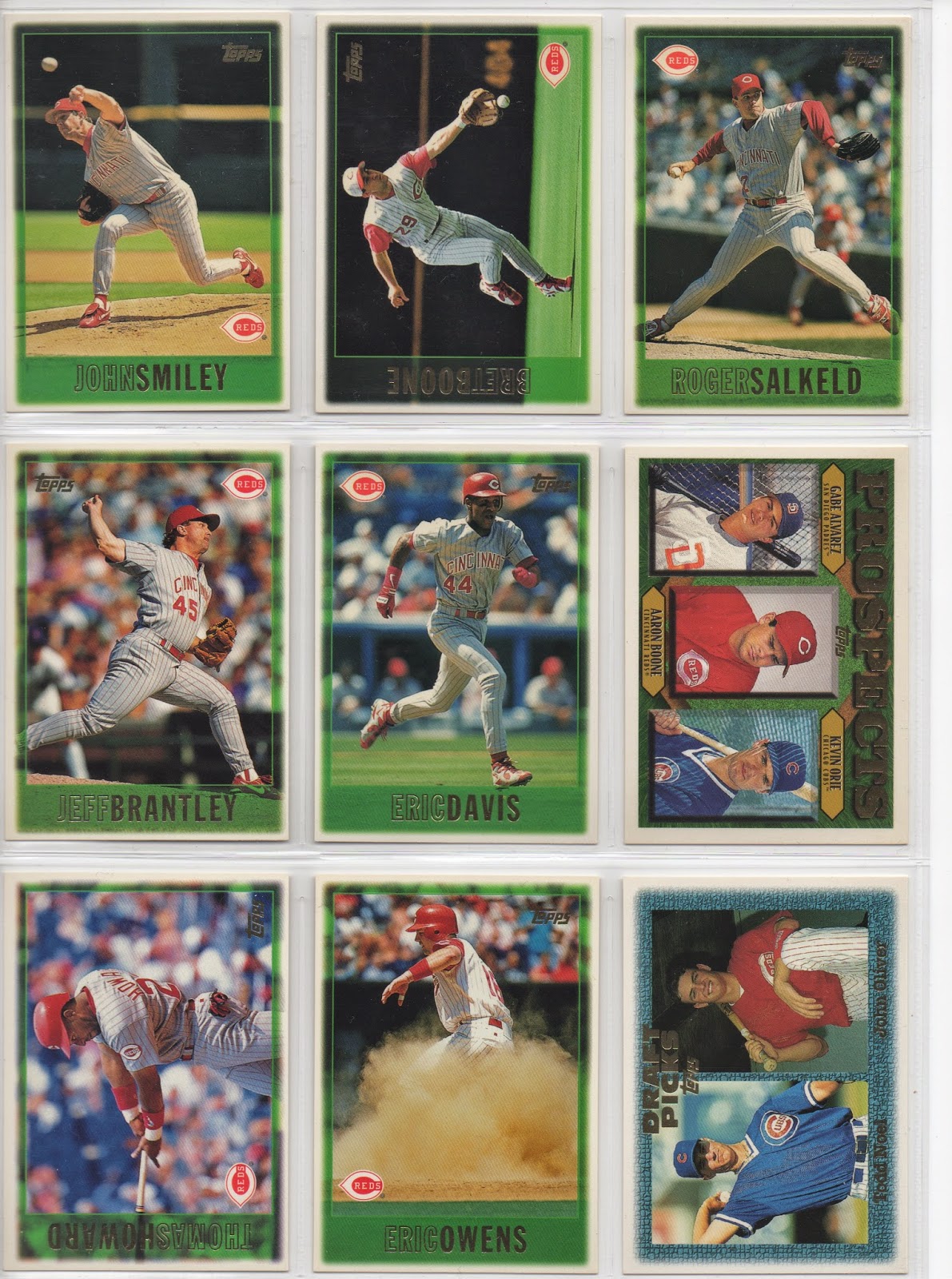 Cincinnati Reds Baseball Card Collector: 1997 Topps Cincinnati Reds ...