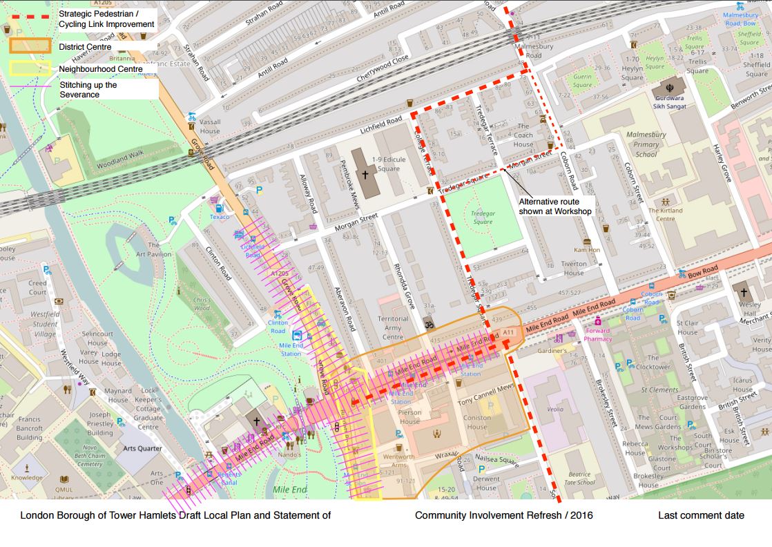 MEOTRA: Tower Hamlets' Borough Plan (aka Local Plan): Deadline 2nd January