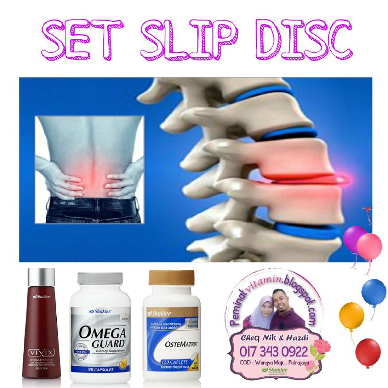 PermataHati: Cadangan Vitamin Untuk Slip Disc