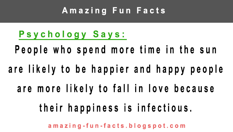 Amazing Fun Facts | Psychology Funny | Facts |: September 2014