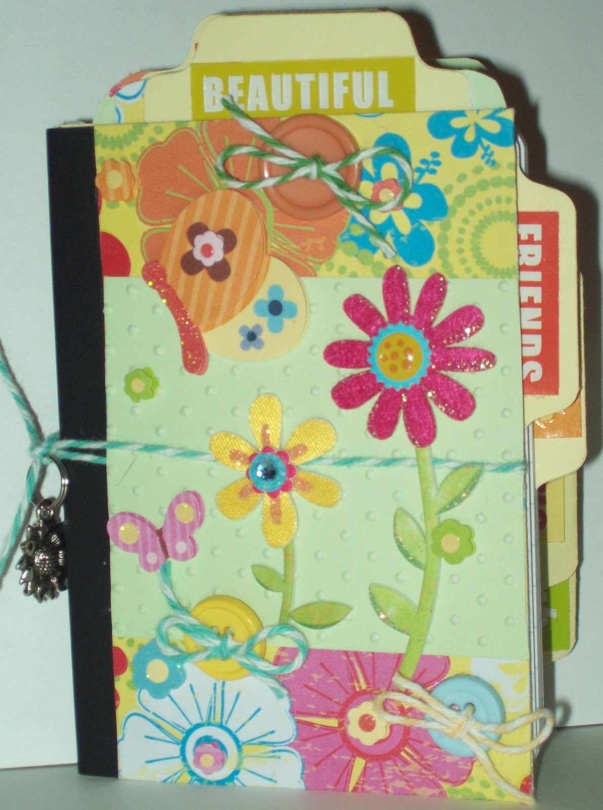 Christi's Creations: Summer altered mini composition book