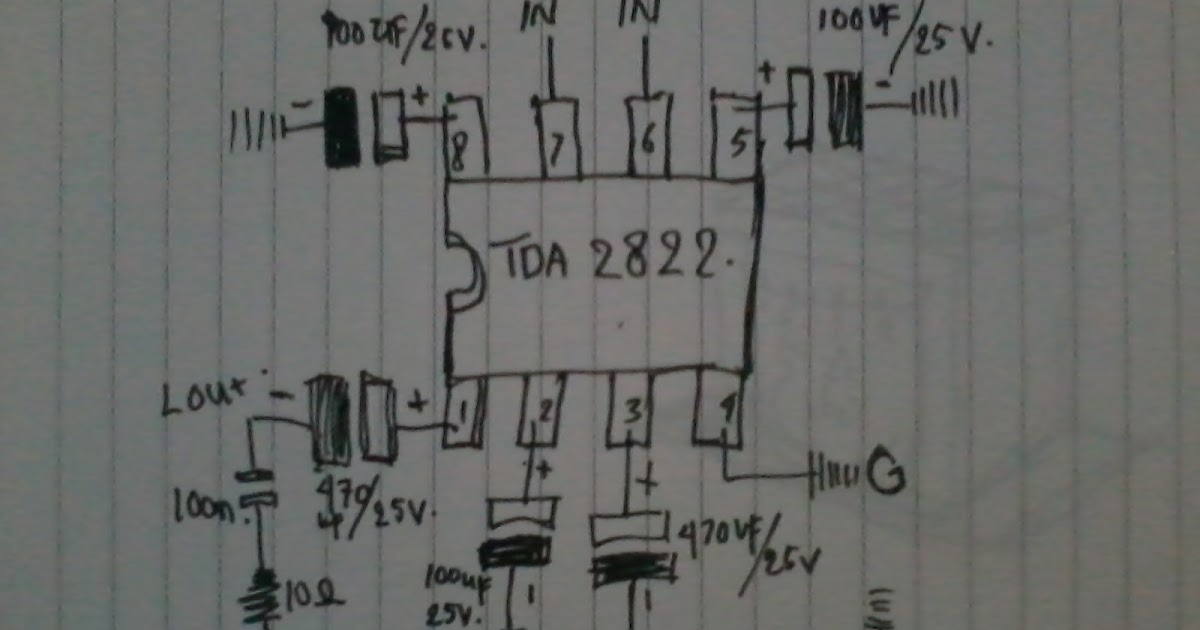 Serba Rakitan: Belajar Merakit Power Amplifier Mini USB IC TDA 2822