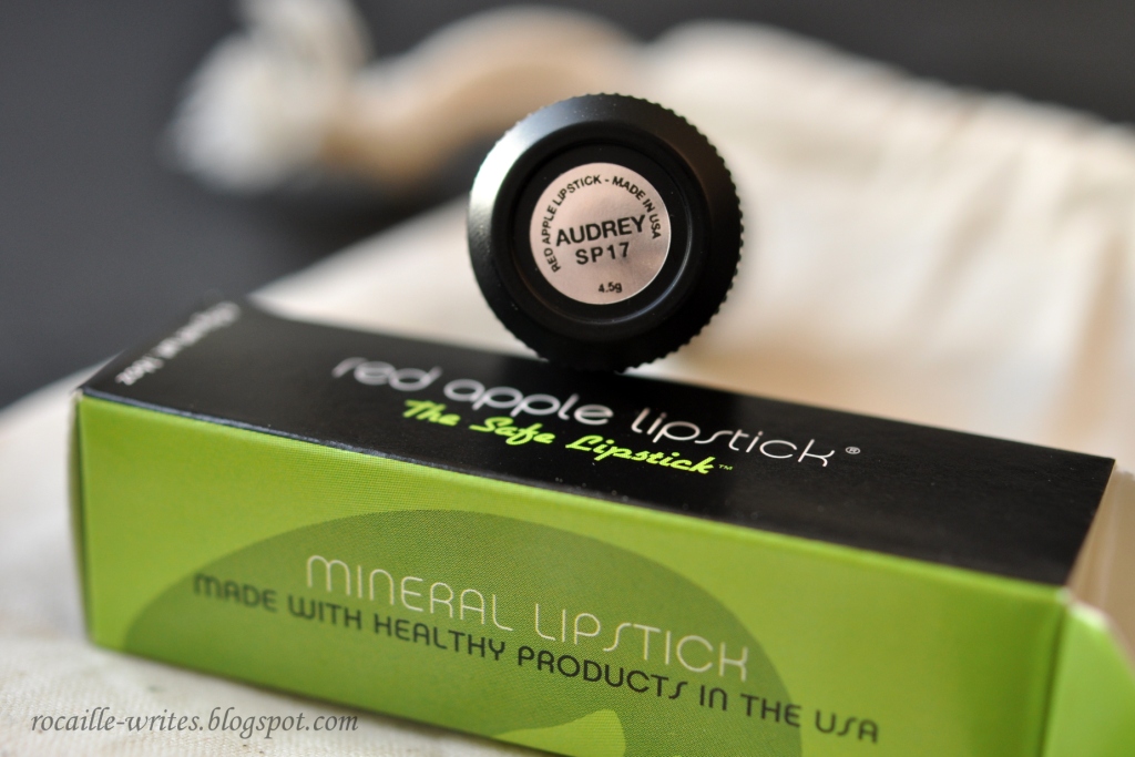Rocaille Writes: Healthy and Beautiful Lips: Red Apple Lipstick in Audrey