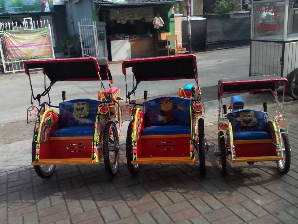 jual becak mini