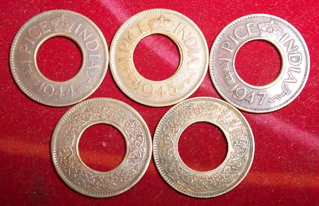 SPOORTHI: RARE Old Coins Of India collection