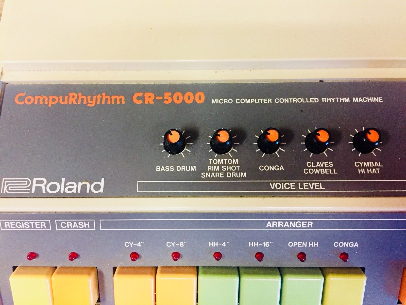 MATRIXSYNTH: Roland CR 5000 CompuRhythm SN 438854