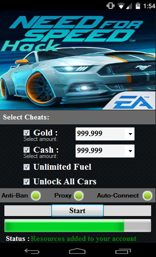 Need for Speed No Limits Apk Hack For Android & IOS ( 999.999 Gold, 999 ...