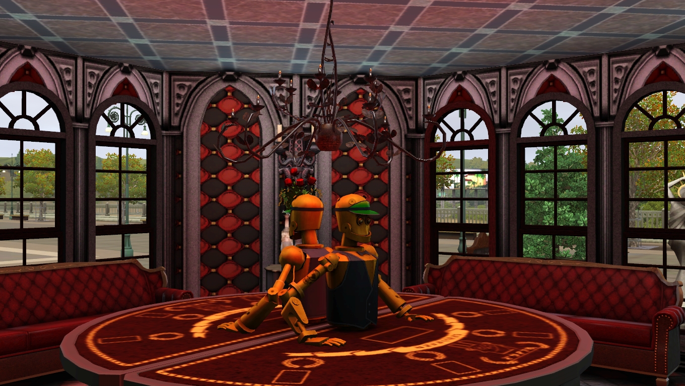 Sims 3 ComfoLife Design Studio: Bloodred Ruby Vampire Lounge: Download