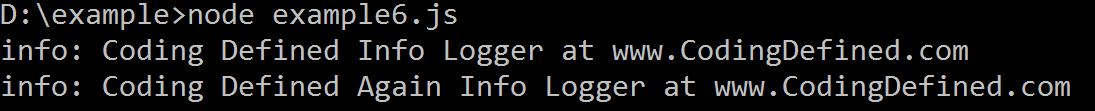 Better Logging in Nodejs - Coding Defined Better Logging in Nodejs - Coding Defined