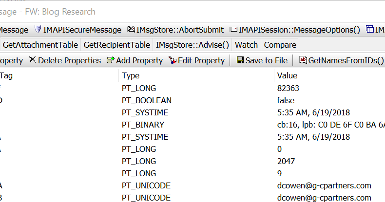 Daily Blog #398: Exploring Extended MAPI part 9 - Hacking Exposed Computer Forensics Blog