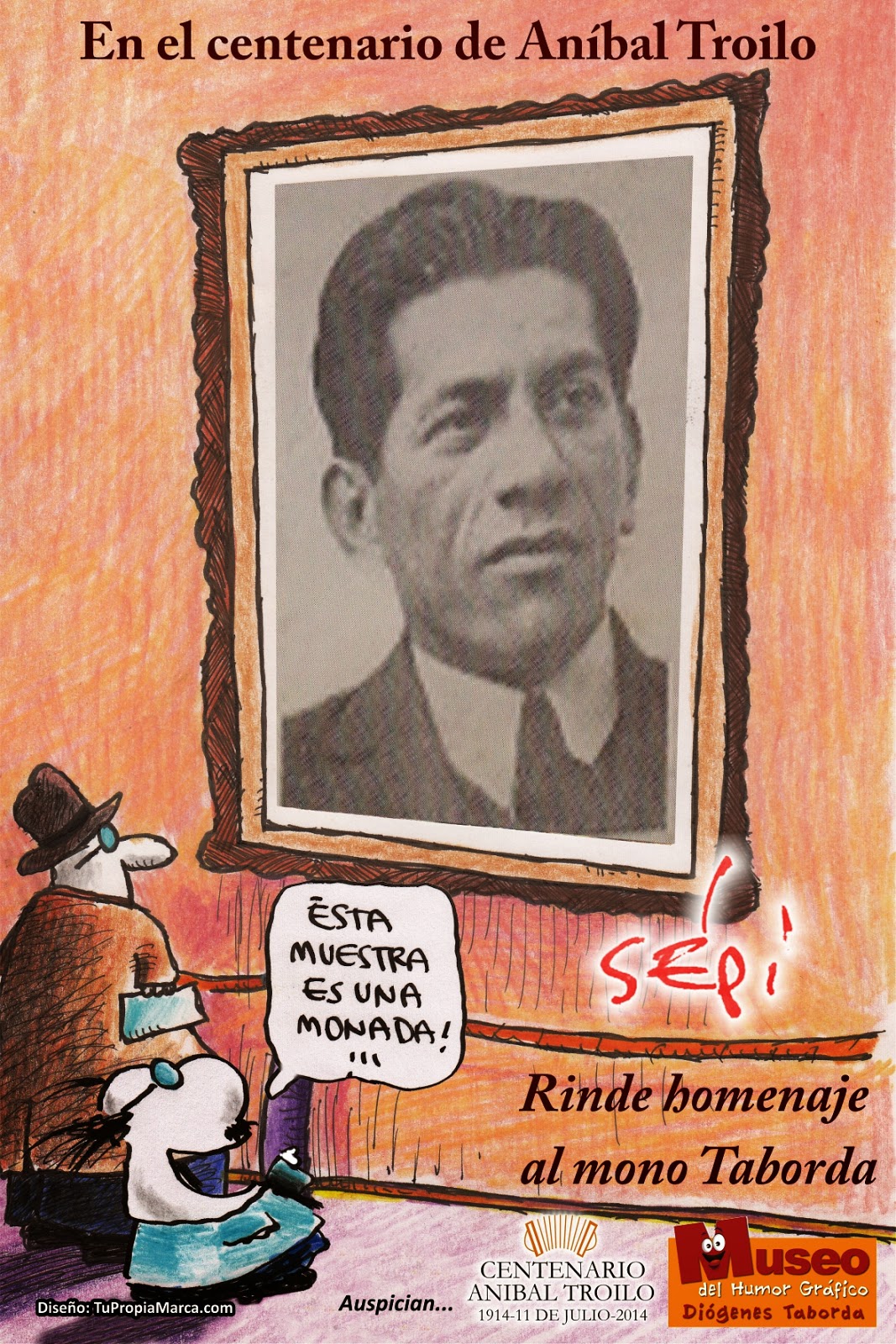 José Sépi, homenaje al Mono Taborda en el Centenario de Pichuco