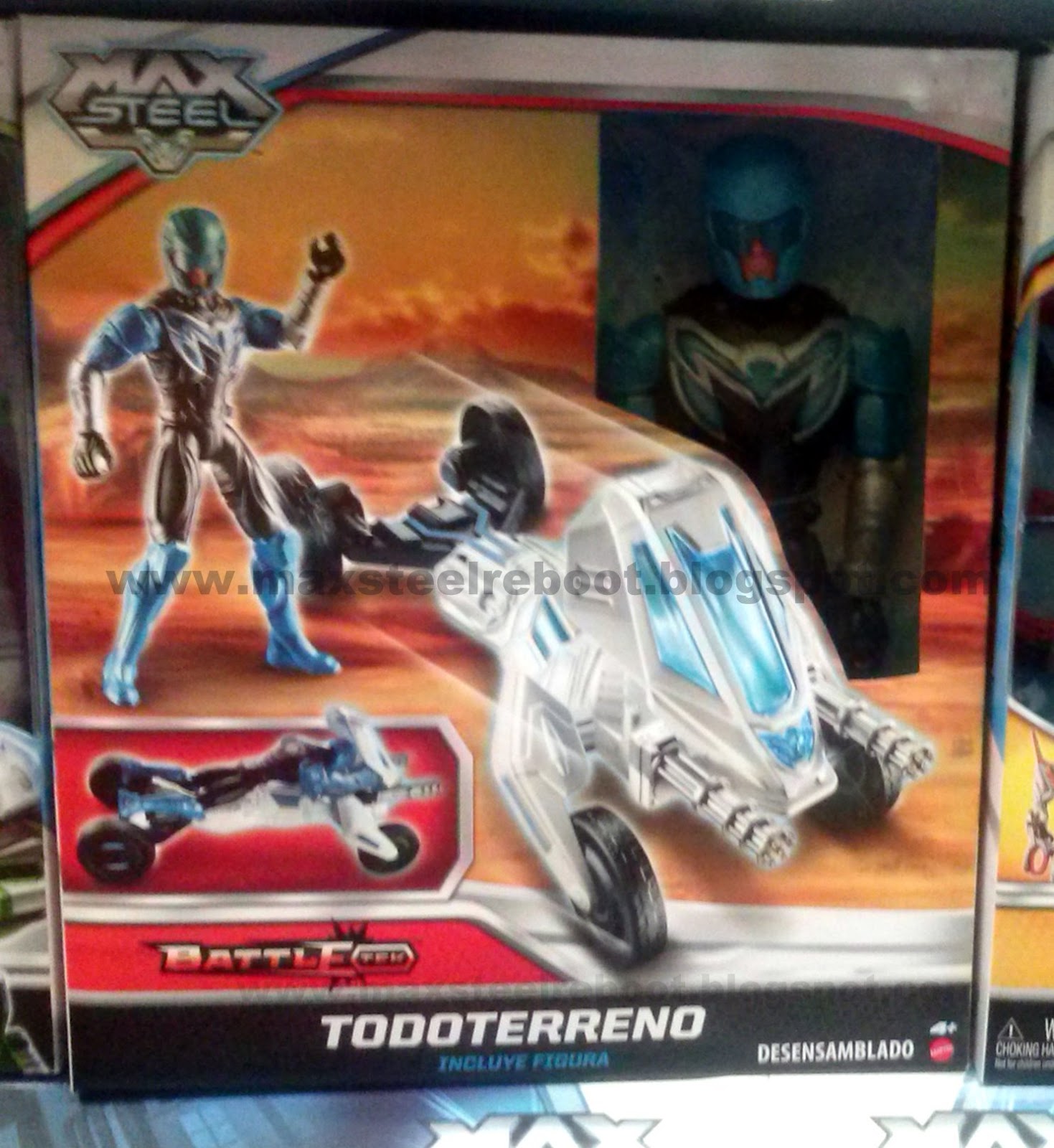 Max Steel Reboot: Nuevo Max Steel Todoterreno y más figuras 2015 en tiendas