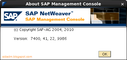 sidadm: Обновление SAP Management Console