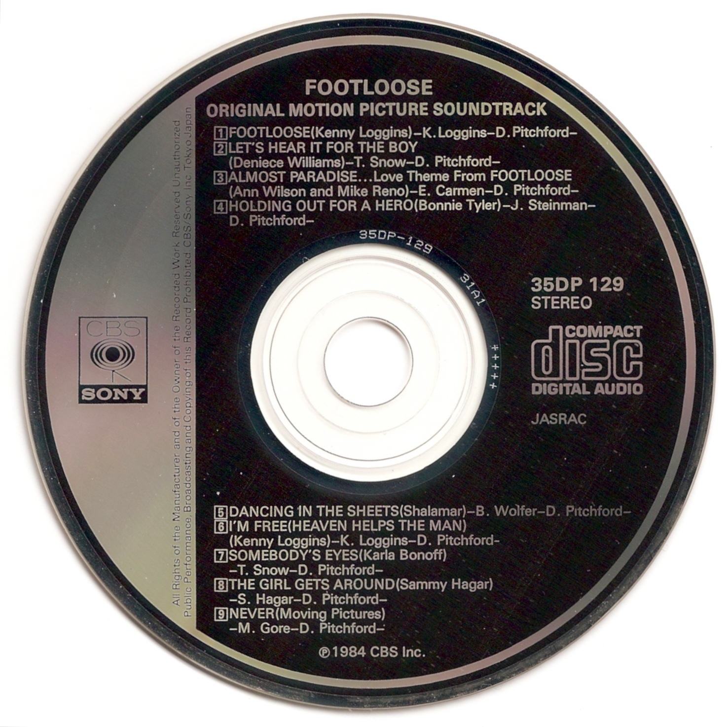 The First Pressing CD Collection: Footloose - Original Motion Picture ...