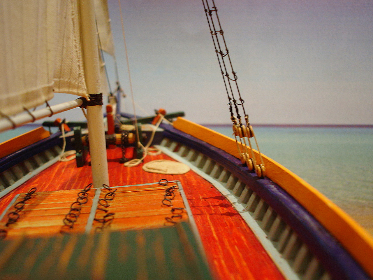 Sotropi by Navarino models.com: Trechantiri with sails