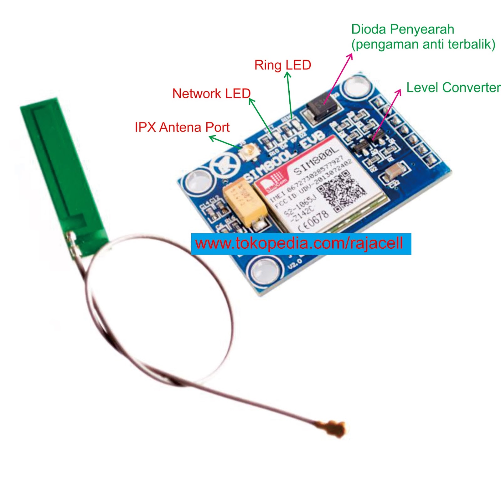 SIM800L Ver.2 GSM GPRS Module Starting Tutorial | Belajar Arduino