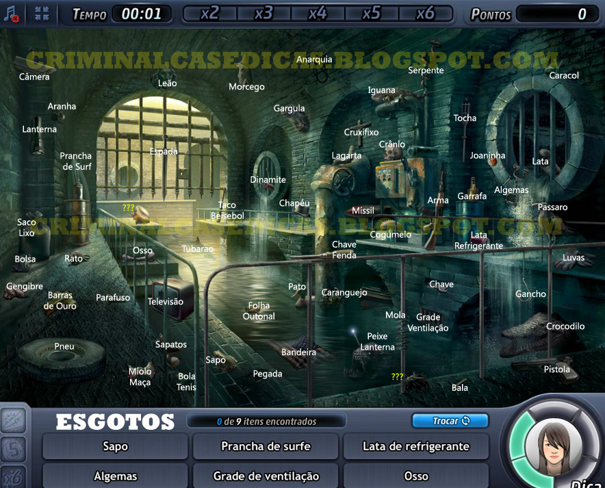 Criminal Case Dicas: Criminal Case - Caso 5 - Um caso russo - Esgotos Criminal Case Dicas: Criminal Case - Caso 5 - Um caso russo - Esgotos