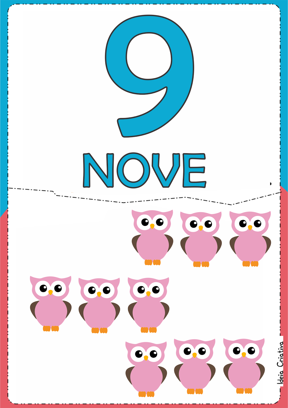 Números De 0 A 9 Para Imprimir - BINKEDU