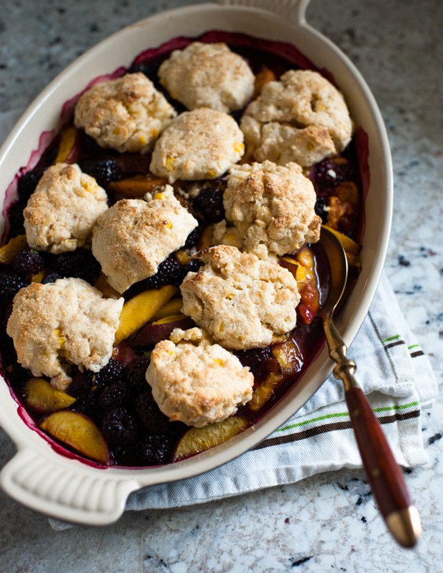 Blackberry, Peach, and Corn Cobbler, and 24 hours in Sacramento ...