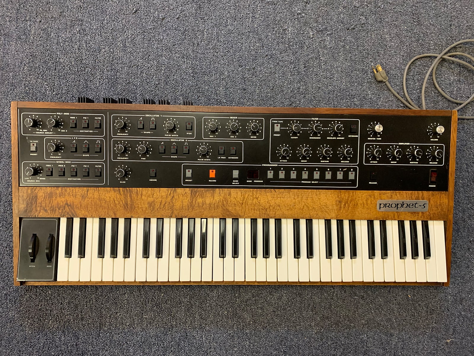 MATRIXSYNTH: Sequential Circuits Prophet 5 Rev. 1 SN 0056 w/ Koa Wood