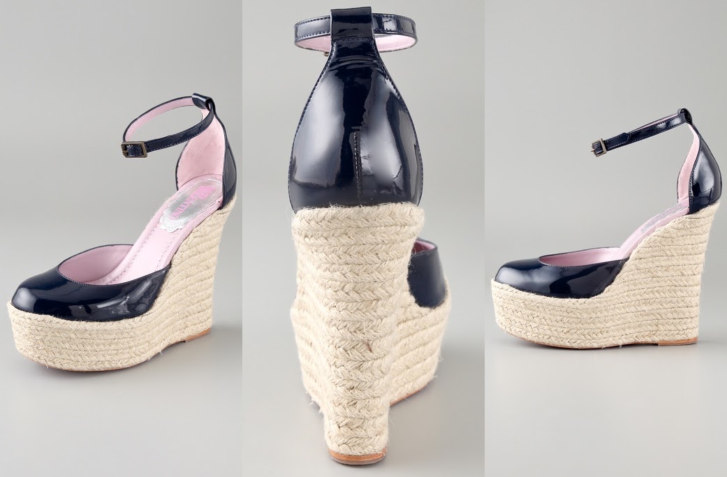 RED Valentino Espadrille Wedge Sandals