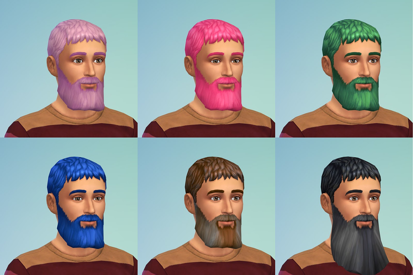 My Sims 4 Blog Longer Beards By Cntrybear69 my-sims-4-blog-longer-beards-by-cntrybear69