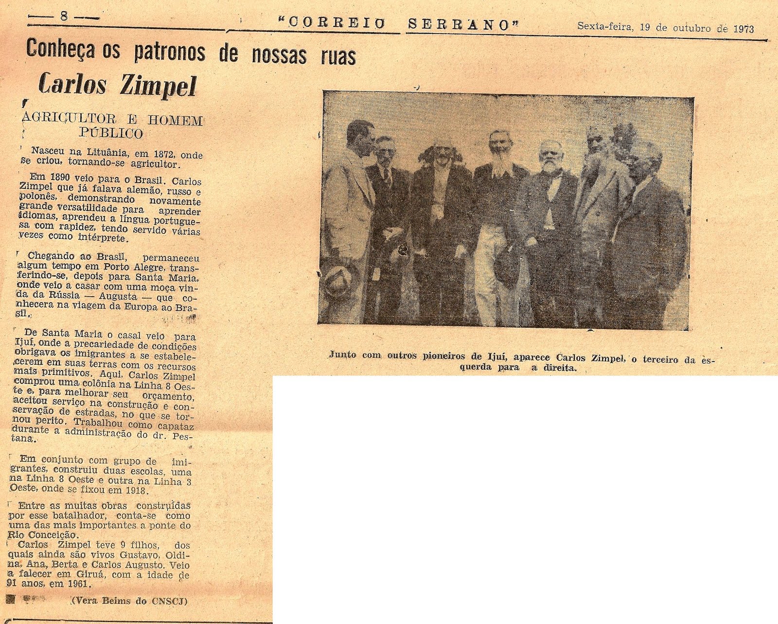 IJUÍ - RS - Memória Virtual: A vida e obra de um dos primeiros ...