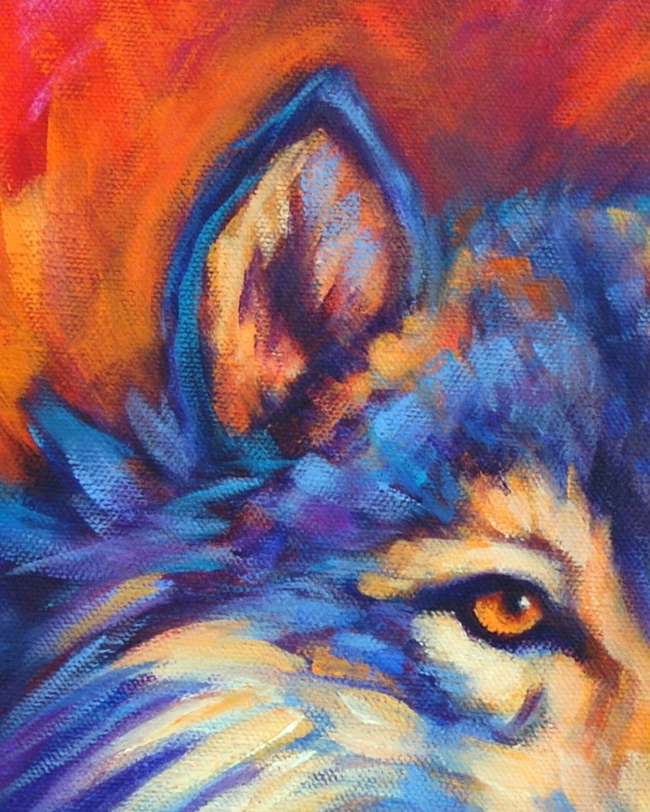 Wildlife Art of the West: Colorful Animal Paintings Wildlife Wolf Art ...
