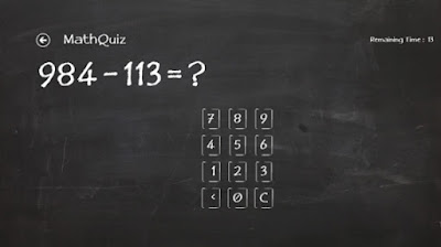 Warren Sparrow: Windows MathQuiz App